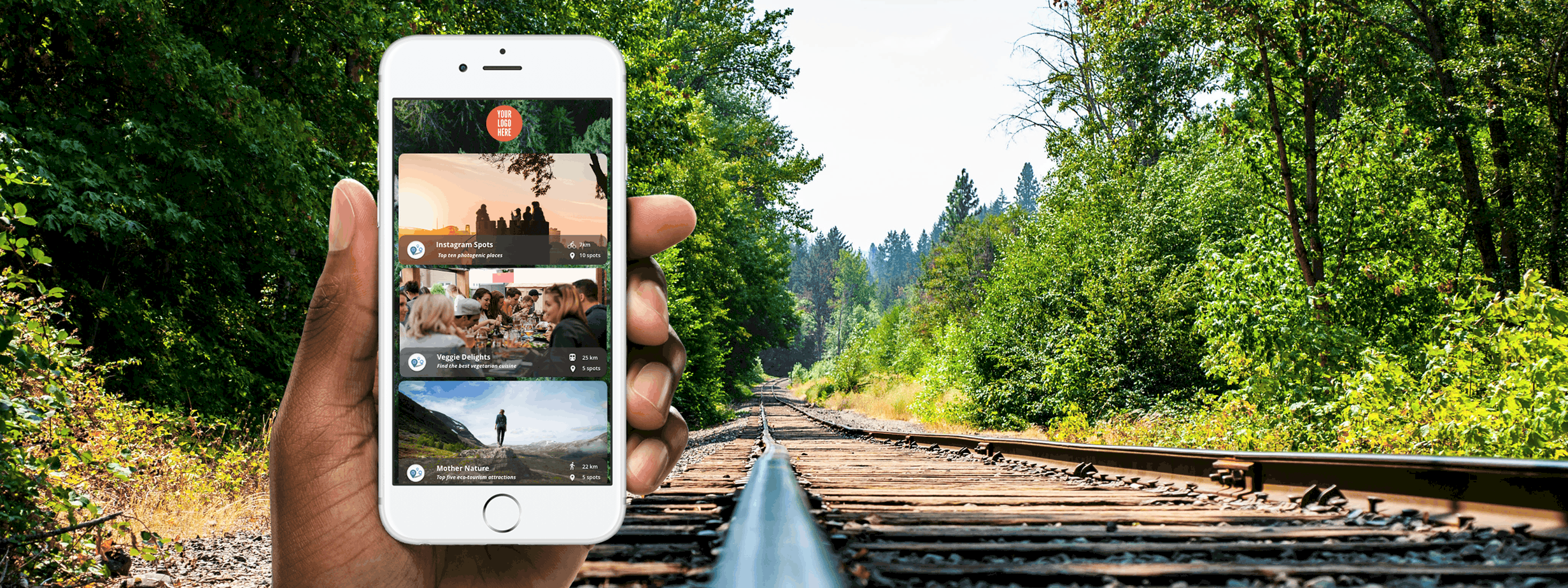 Vi utvecklar appar för kommuner, museer och besöksmål.